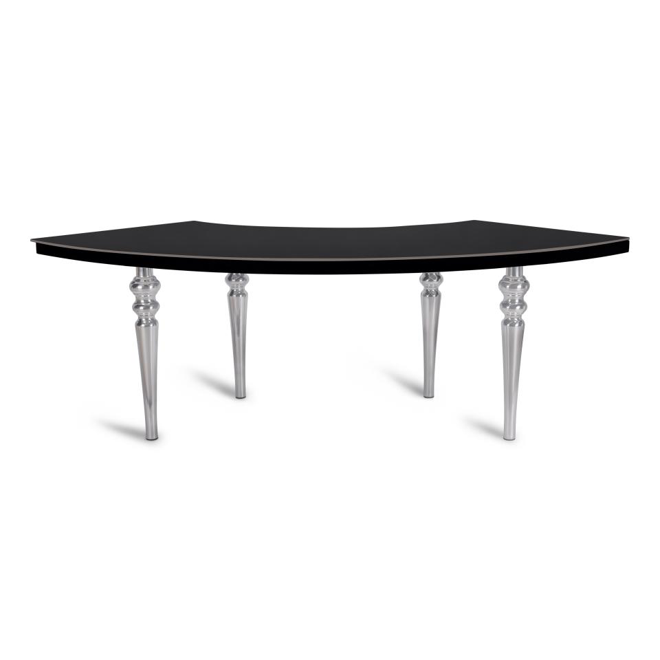 Serp Black Marble Table /Gold Legs – All Set Party
